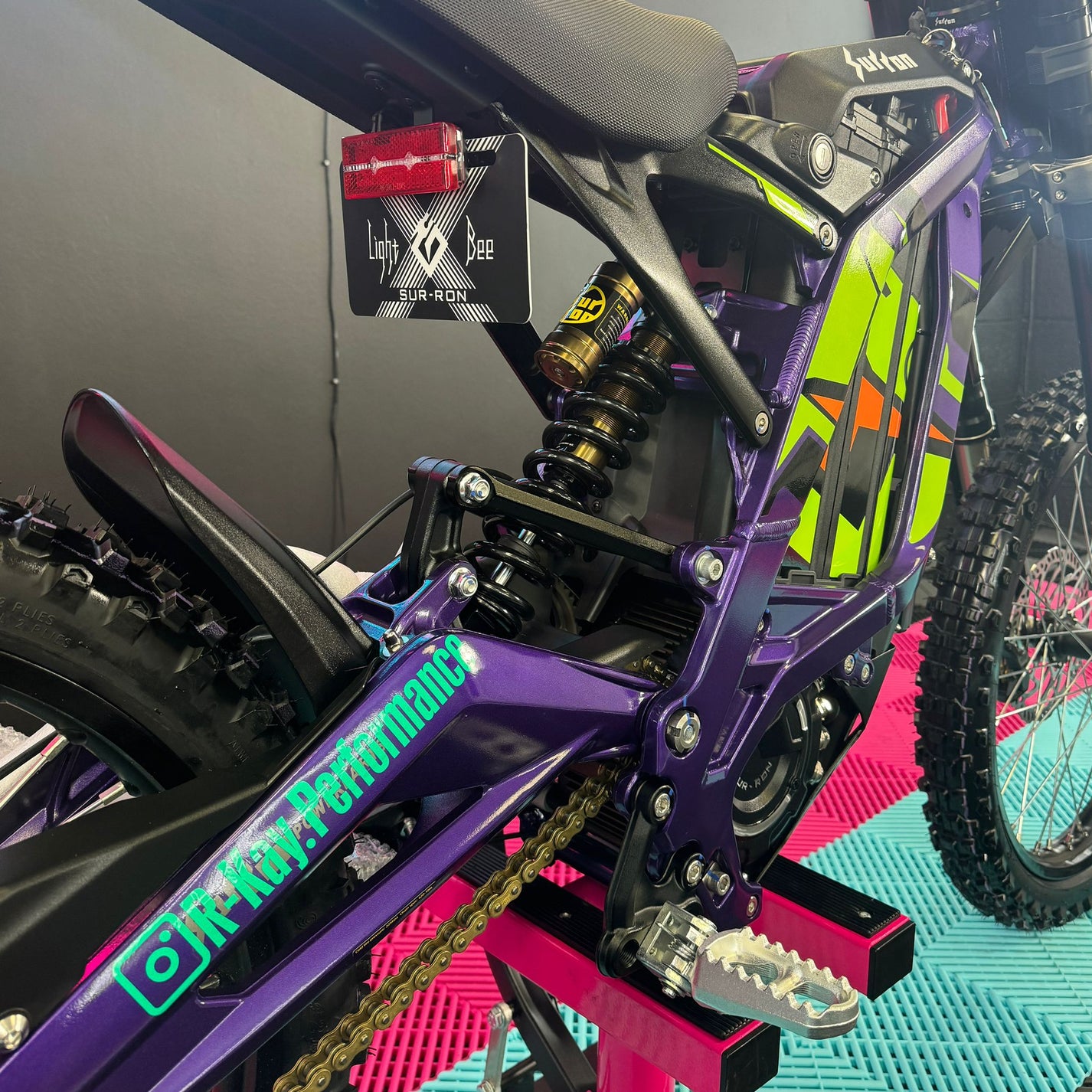 2025 8kw Sur-Ron Light Bee X 60v 40Ah In Purple And Green – R-Kay ...