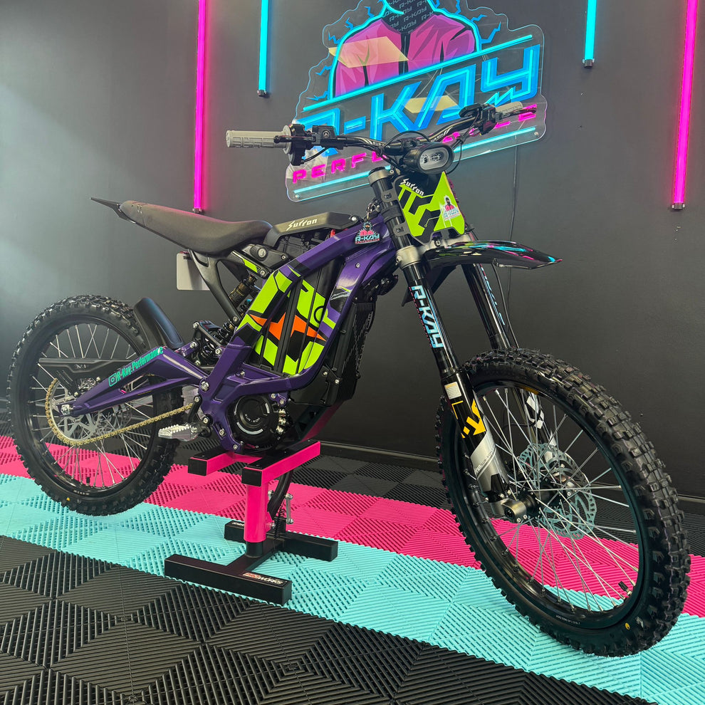 2025 8kw Sur-Ron Light Bee X 60v 40Ah In Purple And Green – R-Kay ...