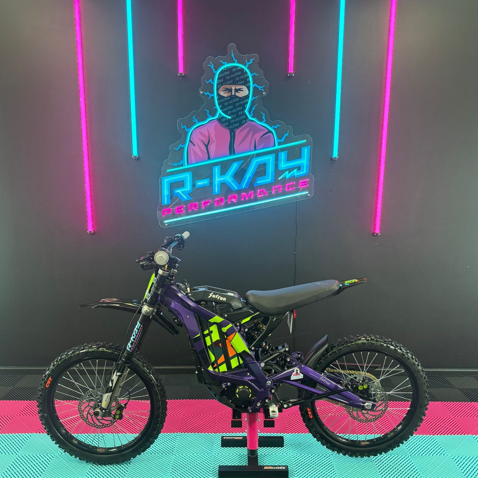 2025 8kw Sur-Ron Light Bee X 60v 40Ah In Purple And Green – R-Kay ...