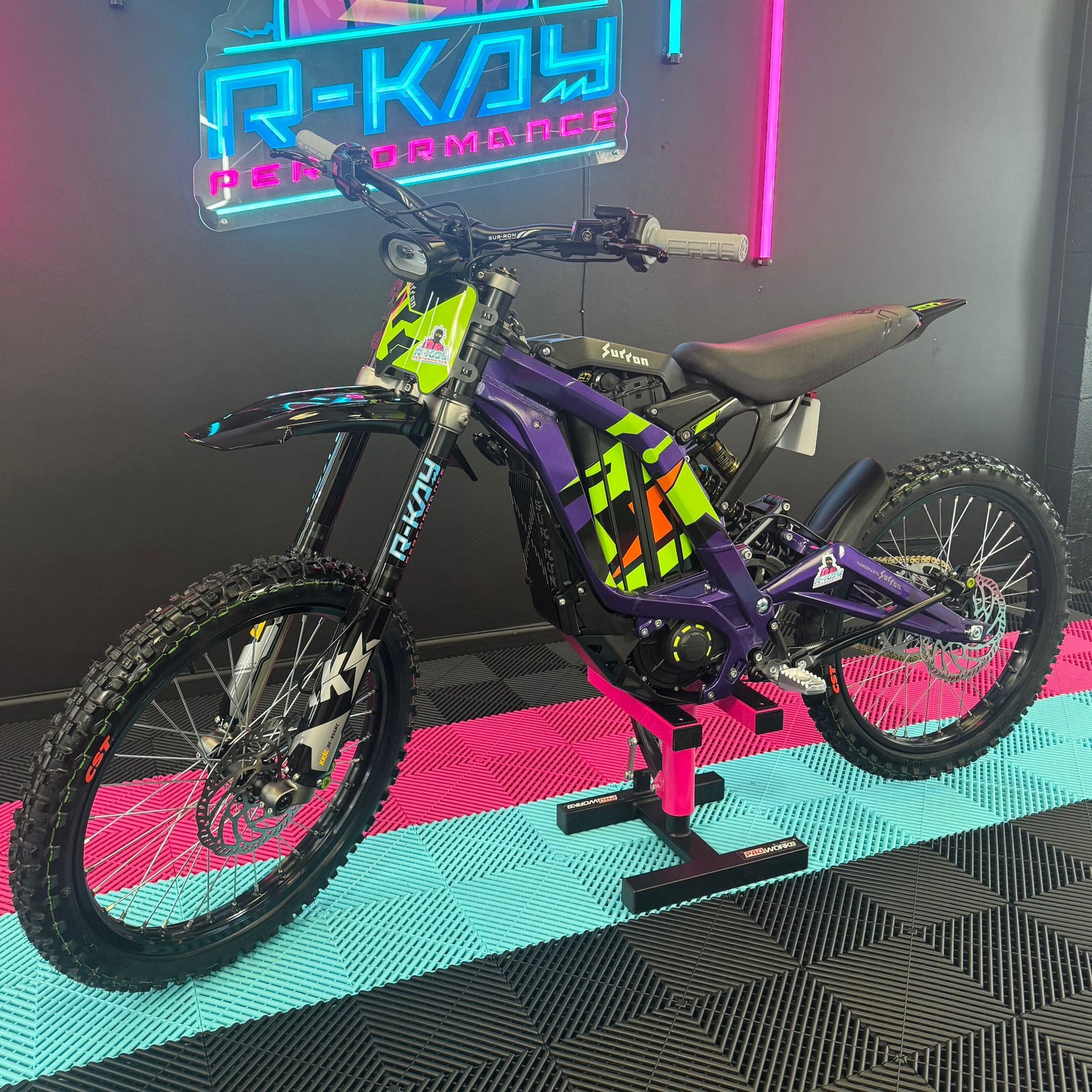 2025 8kw Sur-Ron Light Bee X 60v 40Ah In Purple And Green – R-Kay ...